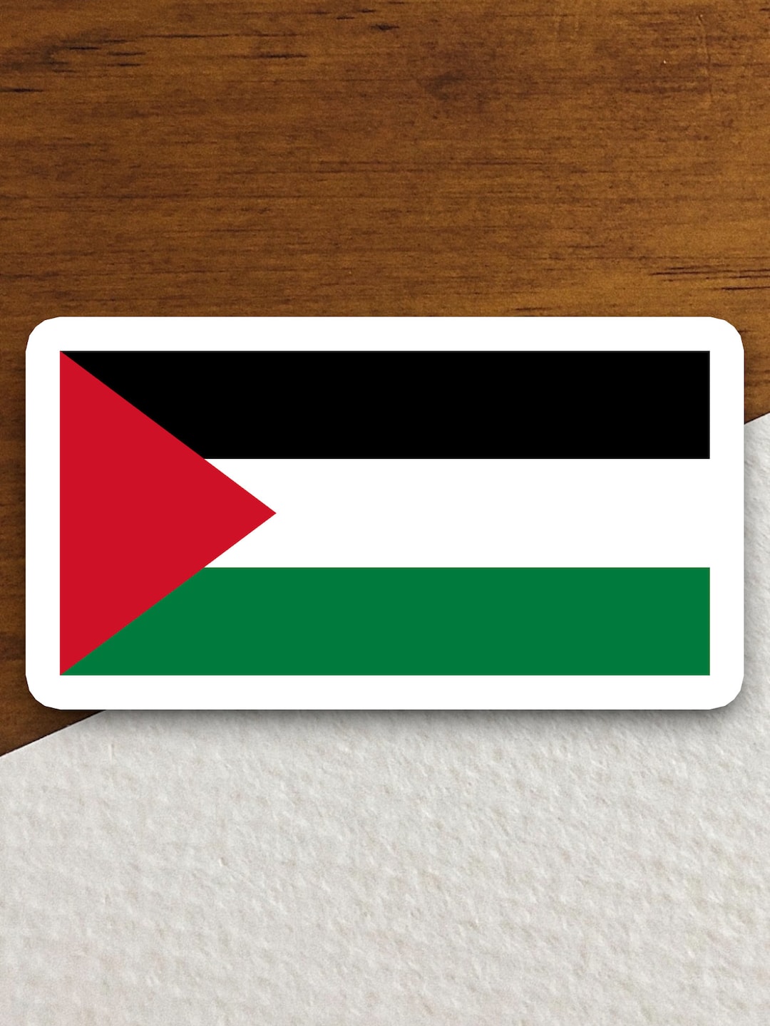 Palestine Country Flag Sticker, International Country Sticker ...