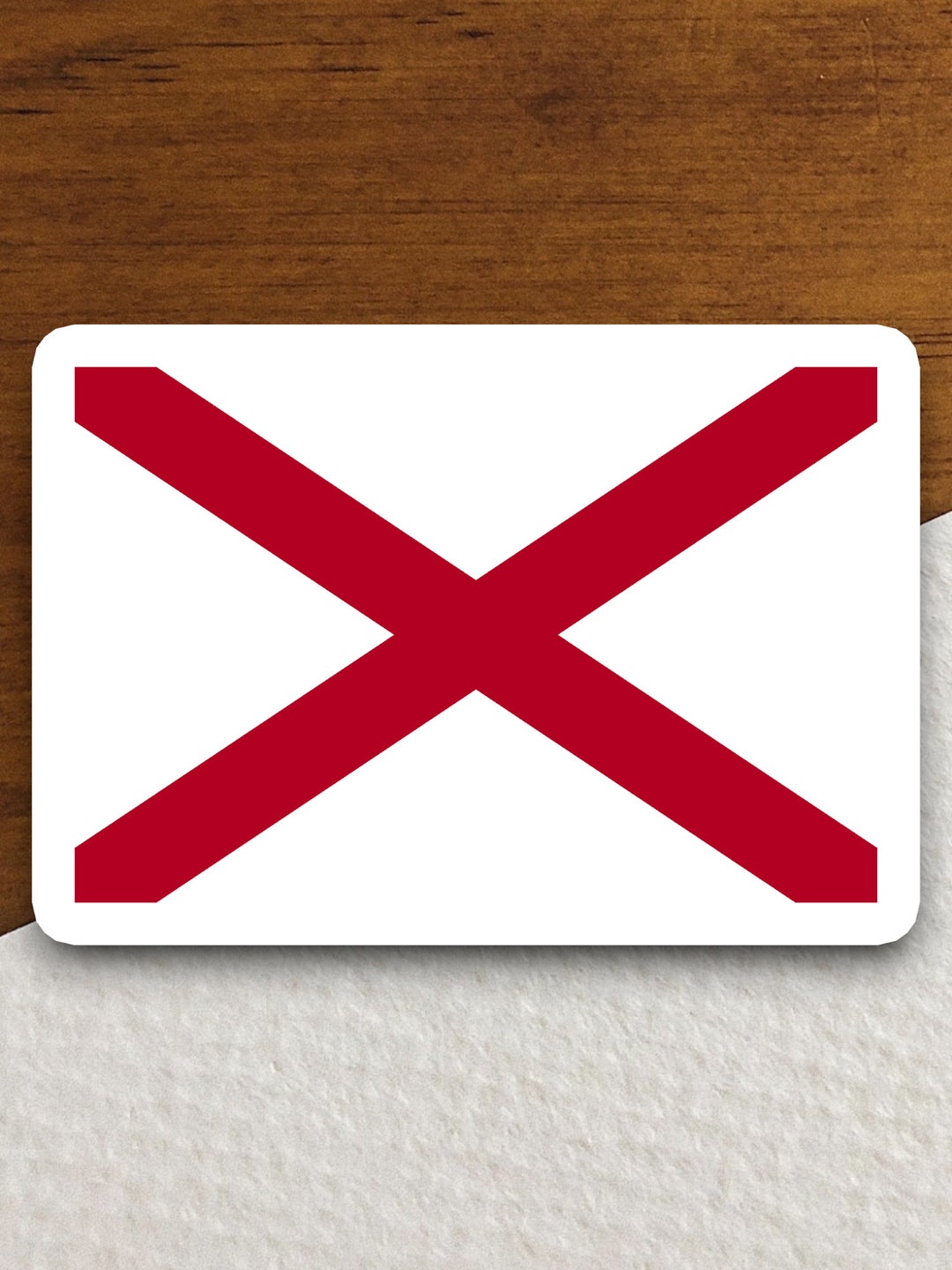 Alabama State Sticker, Alabama Flag Sticker, Pennant Sticker, Banner ...