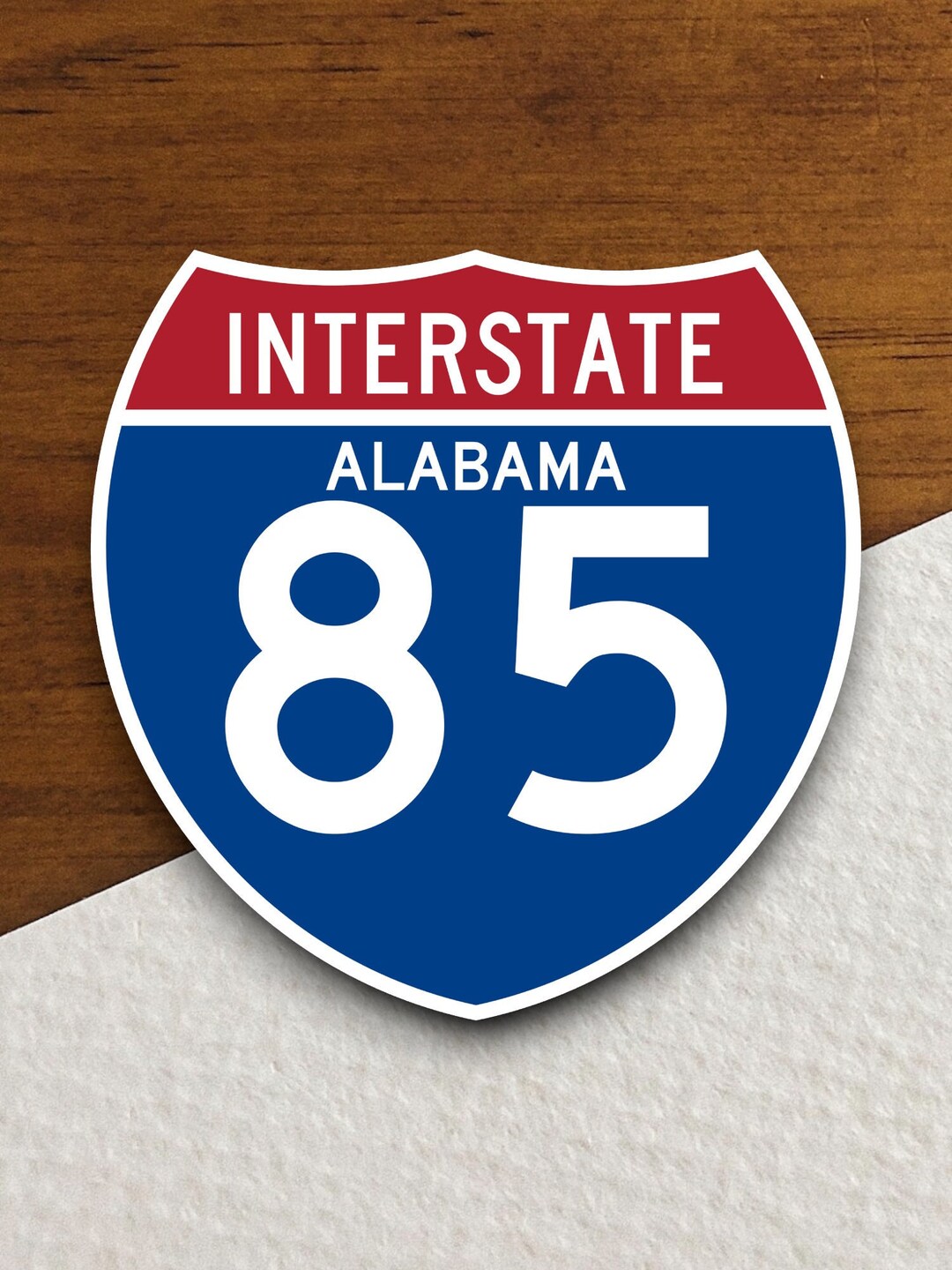 Interstate Route 85 Alabama Sticker, Interstate Highway Sign Expressway ...