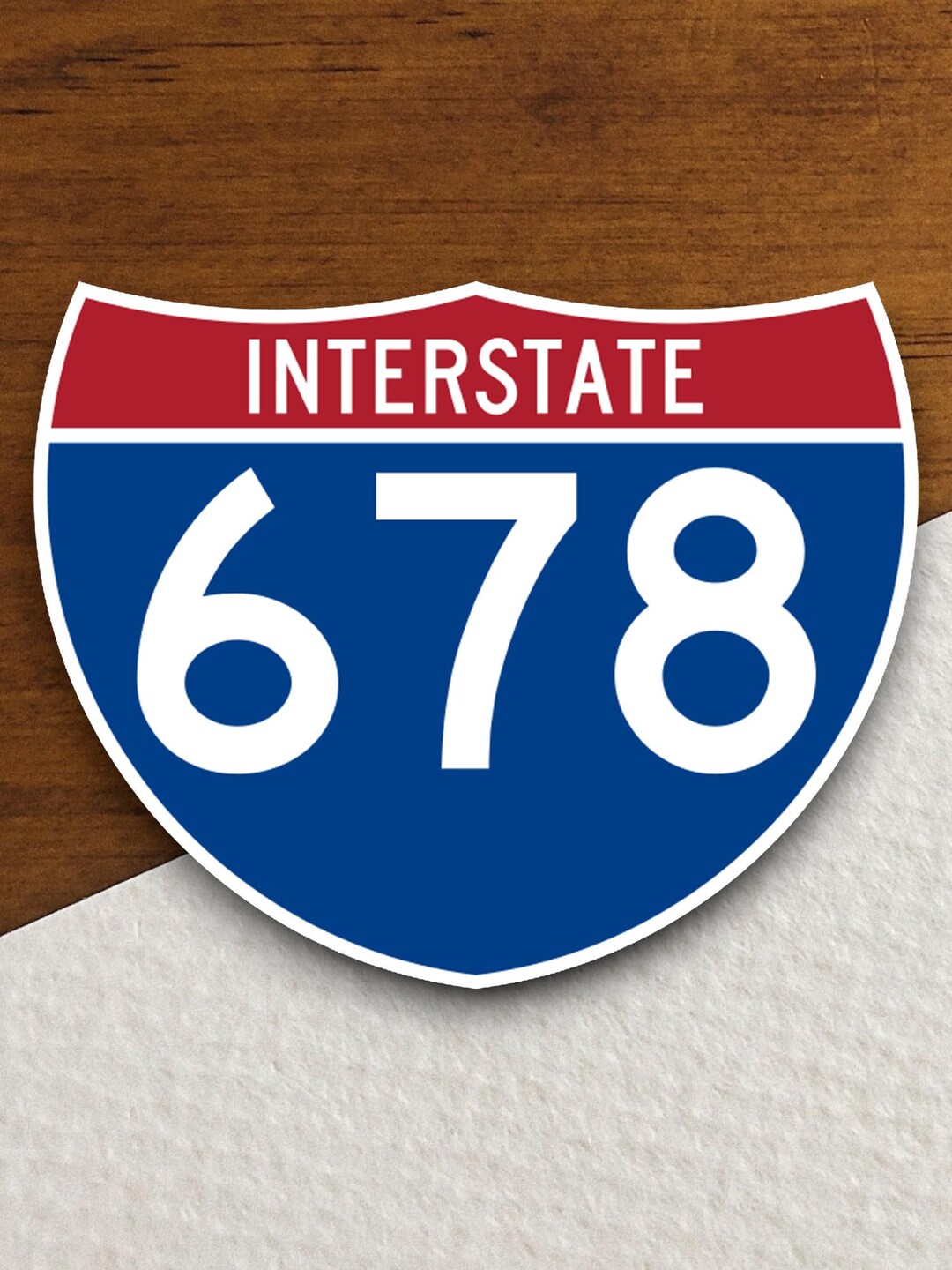 Interstate Route 678 Sticker, Interstate Highway Sign Expressway ...