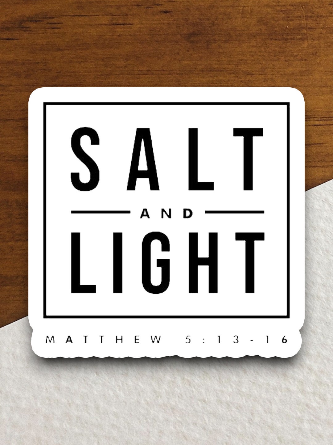 Salt and Light Sticker, Religious Sticker, Faith Sticker, Worship ...