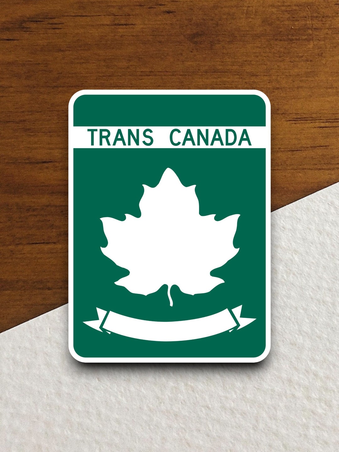Trans Canada Highway Sticker, Road Sign Souvenir Travel Sticker, State ...