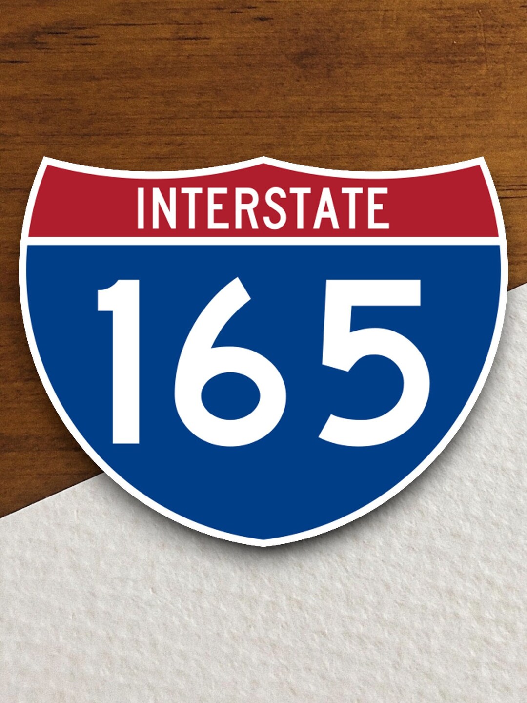 Interstate Route 165 Sticker, Interstate Highway Sign Expressway ...