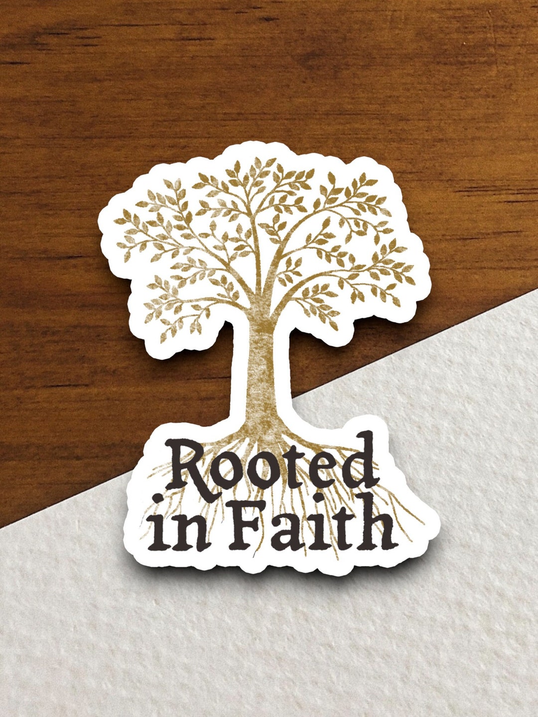 Rooted in Sticker, Religious Sticker, Faith Sticker, Worship Sticker ...