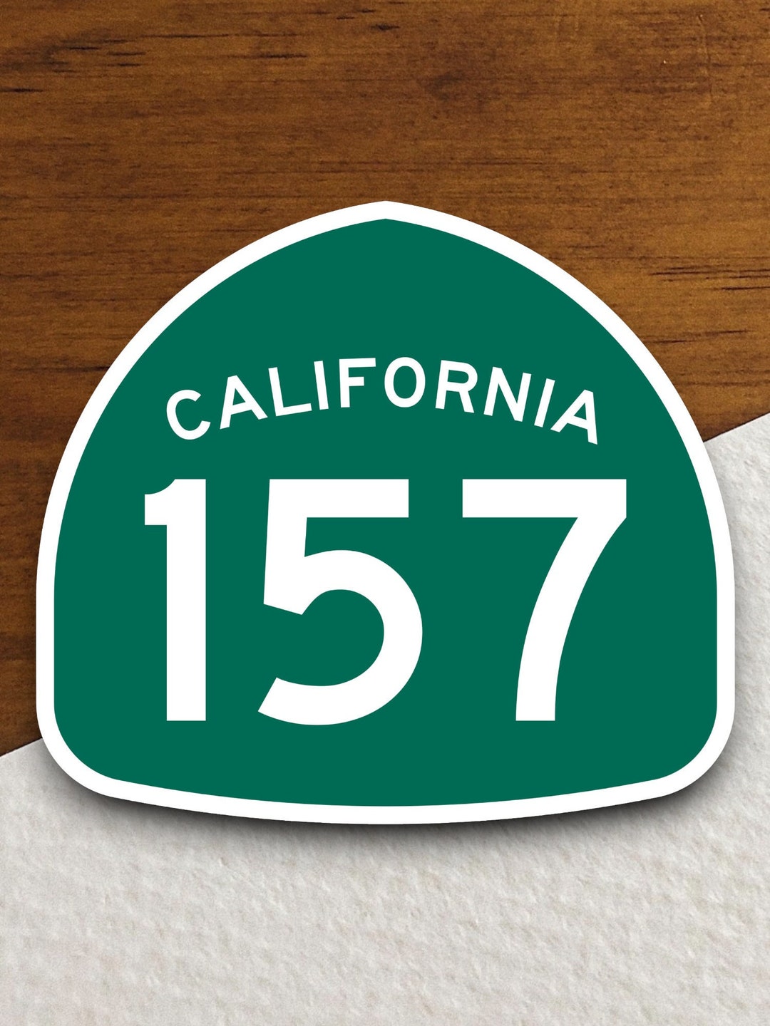 California State Route 157 Road Sign Sticker, Road Trip Sticker ...