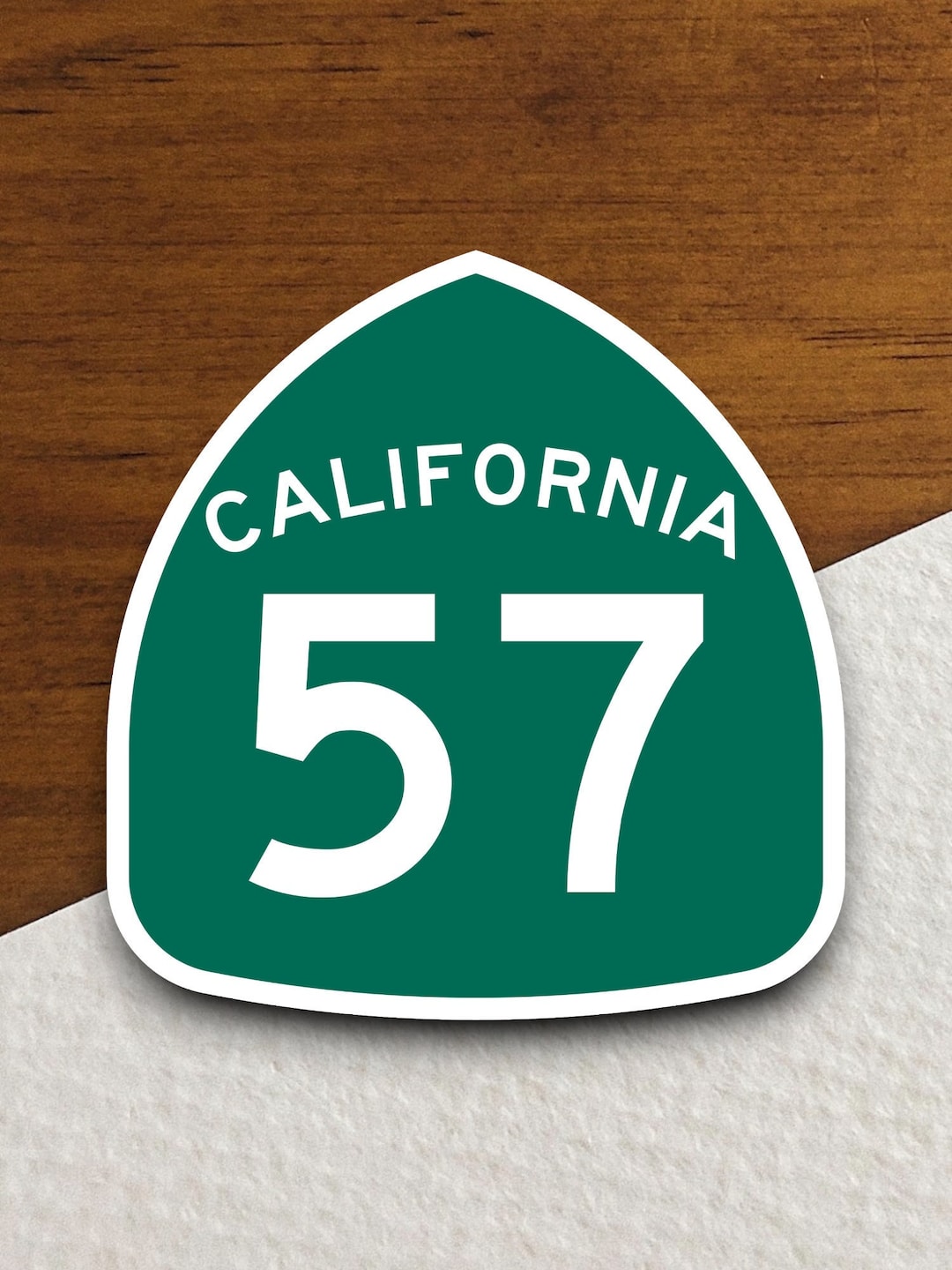 California State Route 57 Road Sign Sticker, Road Trip Sticker, Highway ...