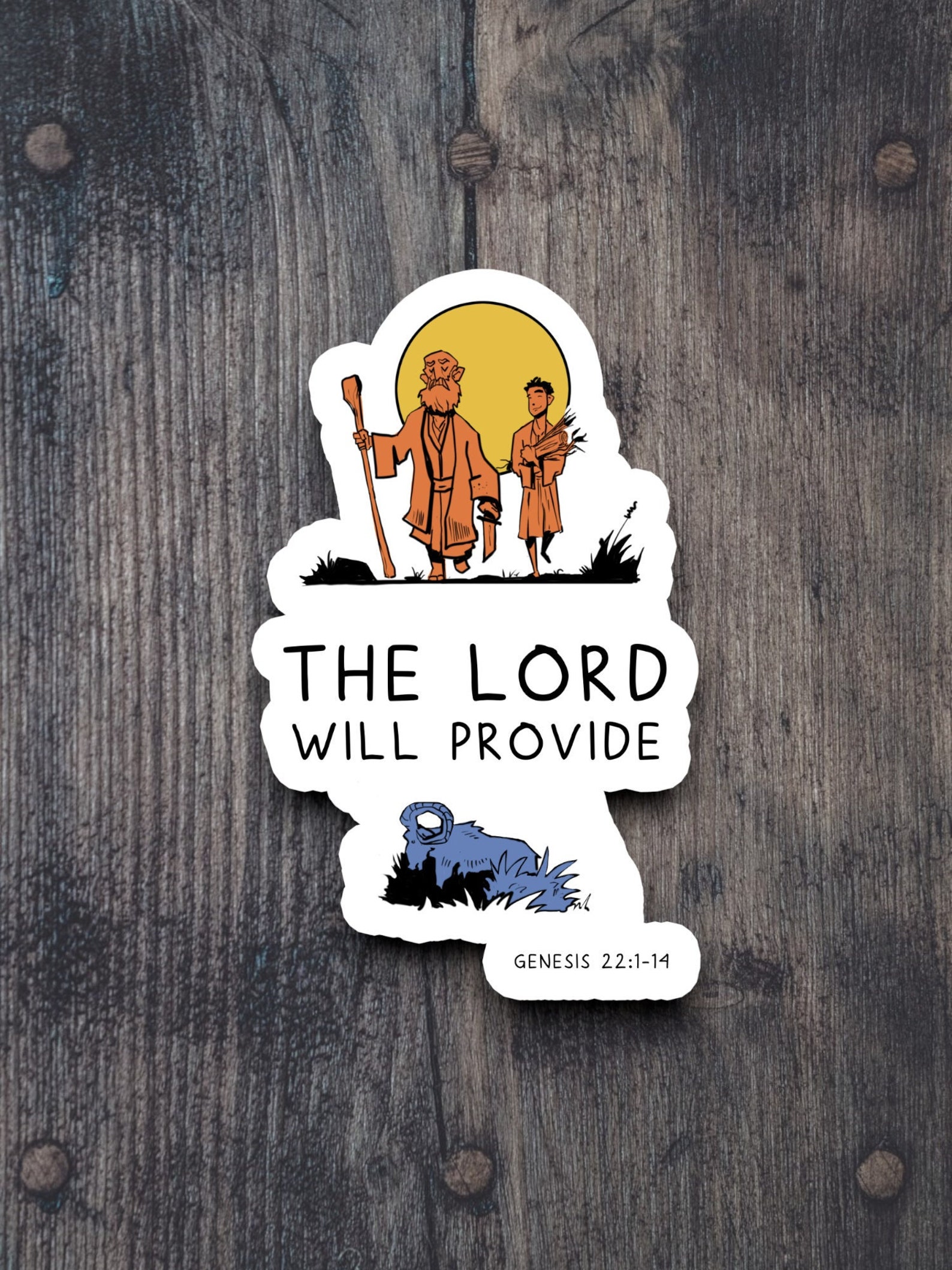 The Lord Will Provide Sticker, Religious Sticker, Faith Sticker ...