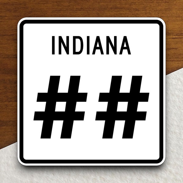Indiana State Sign - Etsy