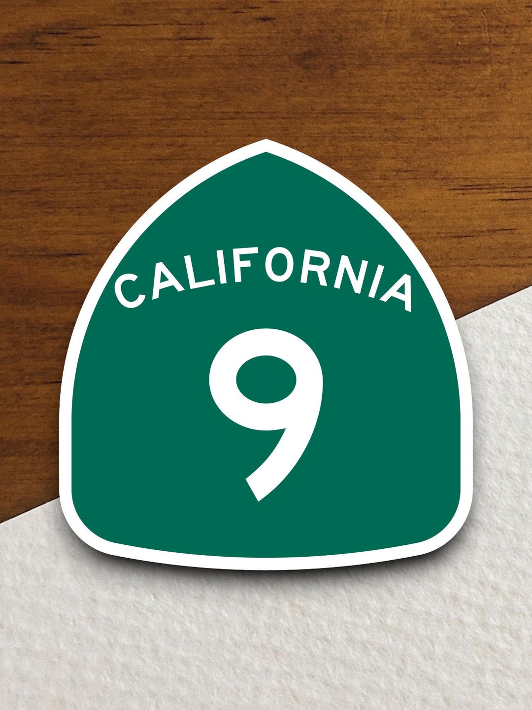 California State Route 9 Road Sign Sticker, Road Trip Sticker, Highway ...