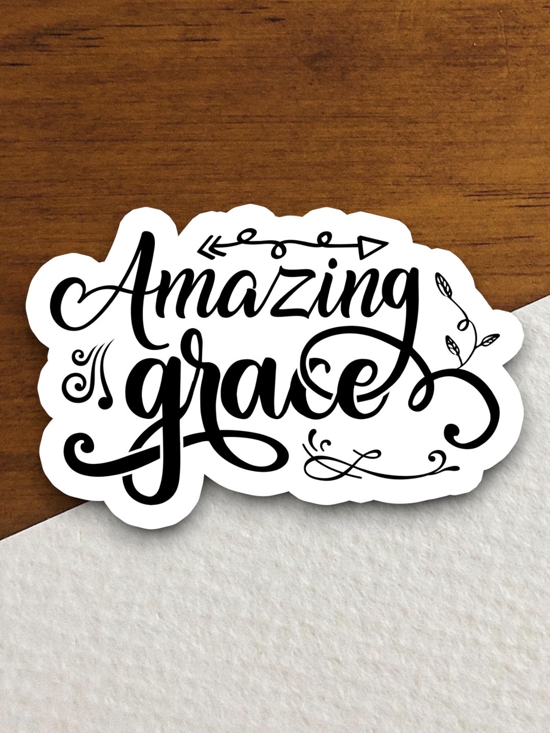 Amazing Grace Sticker, Amazing Sticker, Religious Sticker, Faith ...