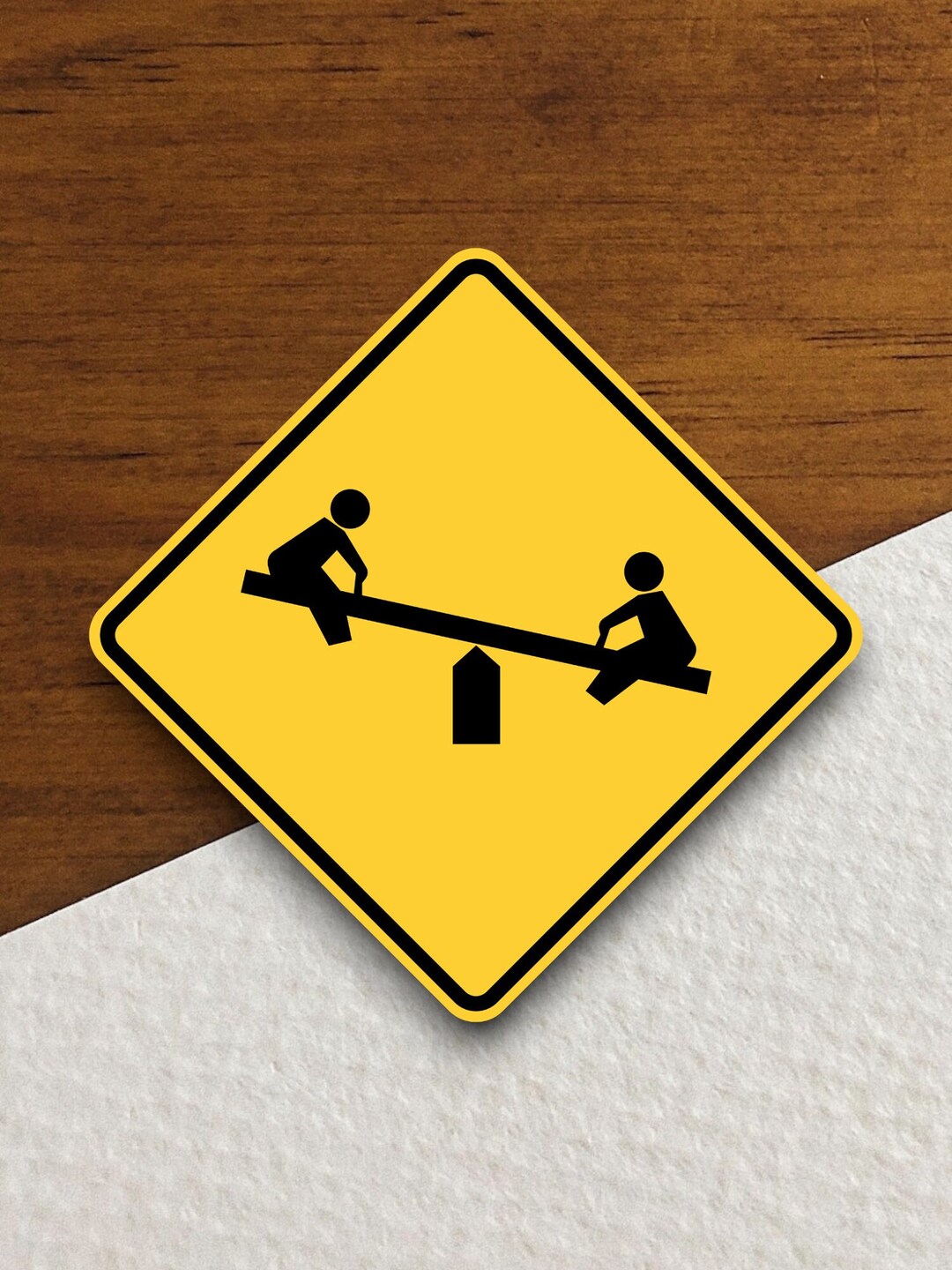 Playground Road Sign Stickers, Traffic Sticker, Road Sign Decoration ...