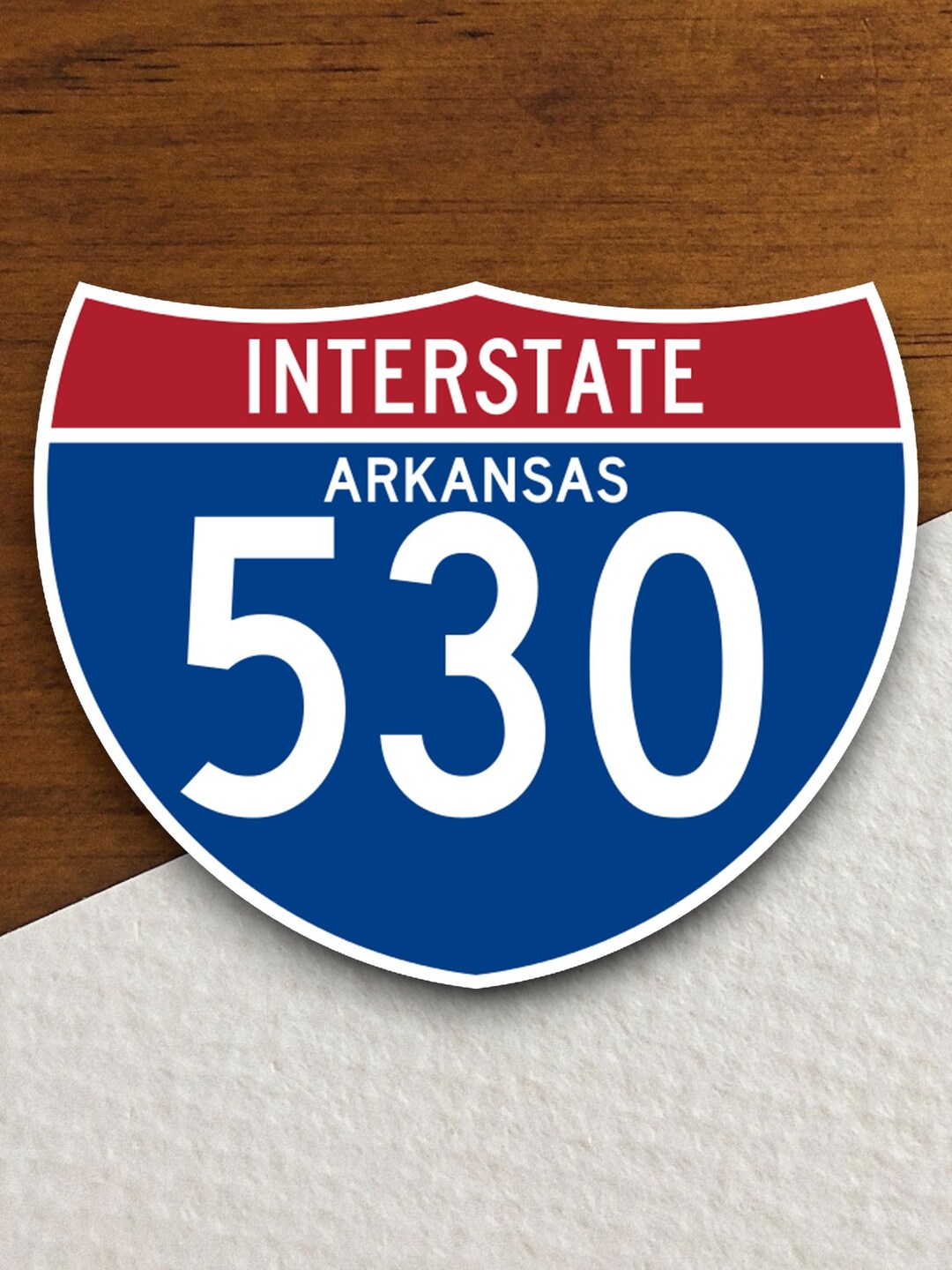 Interstate Route 530 Arkansas Sticker, Interstate Highway Sign ...