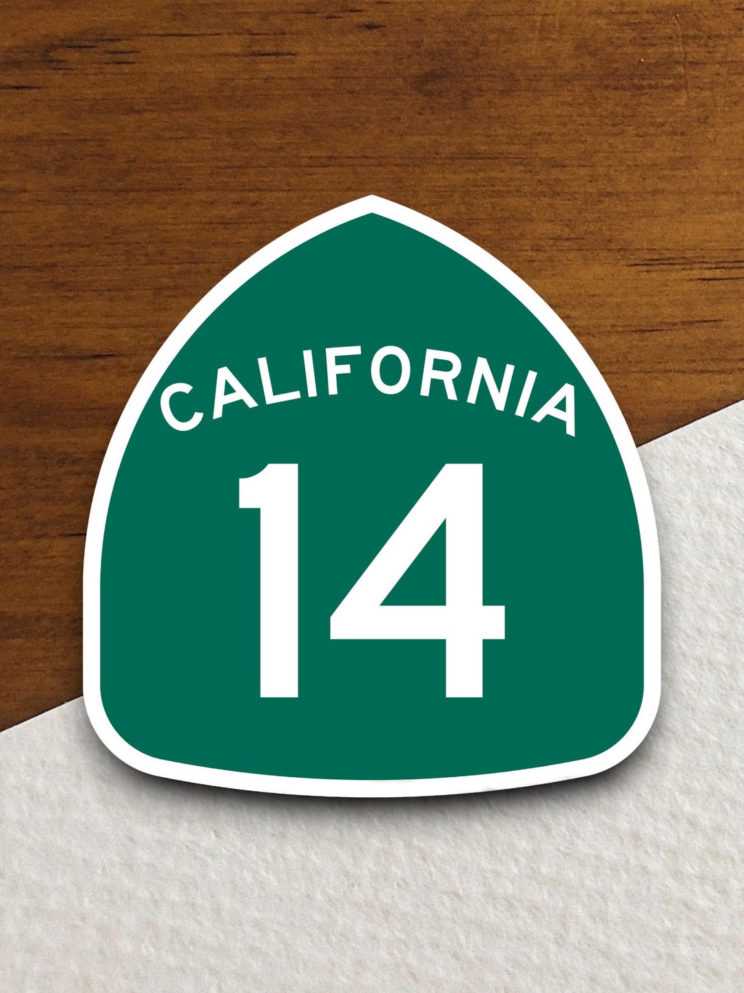 California State Route 14 Road Sign Sticker, Road Trip Sticker, Highway ...