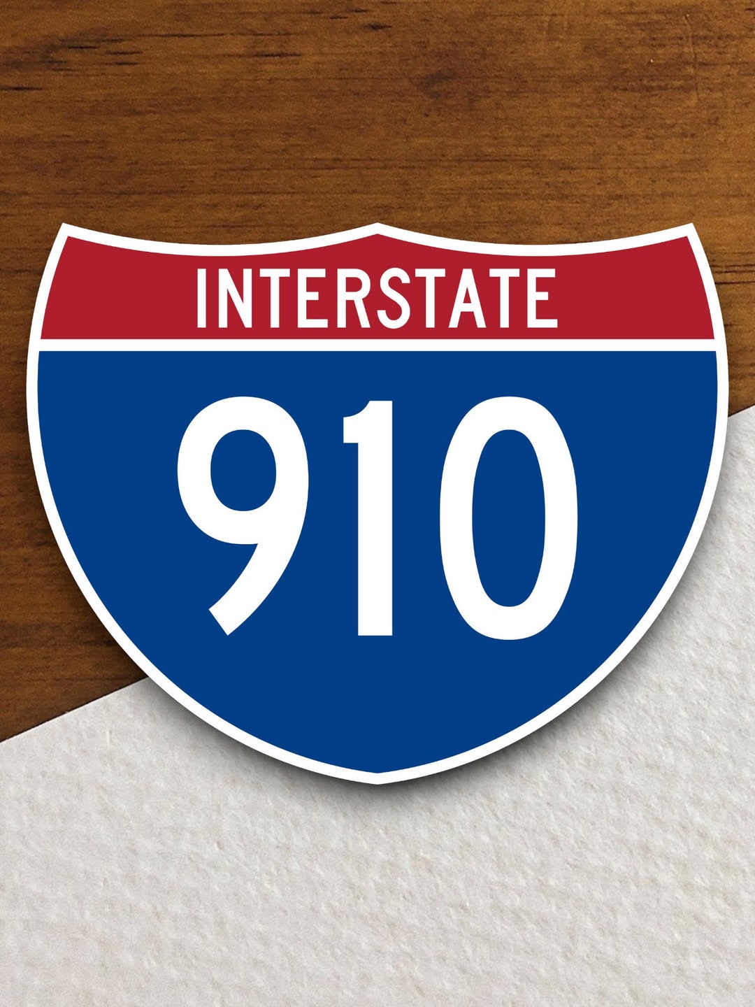 Interstate Route 910 Sticker, Interstate Highway Sign Expressway ...
