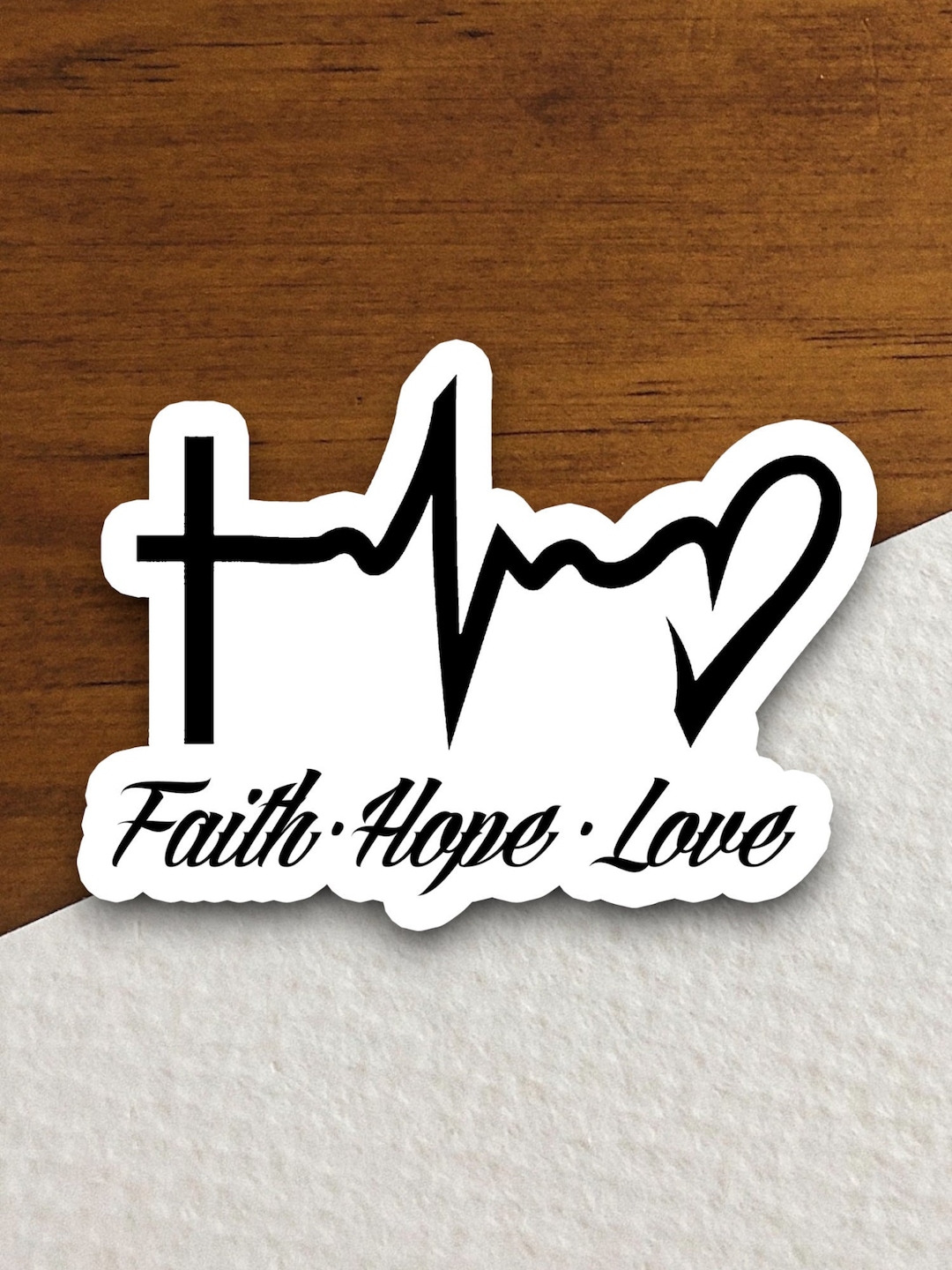 Faith Hope Love Sticker, Hope Sticker, Religious Sticker, Faith Sticker ...