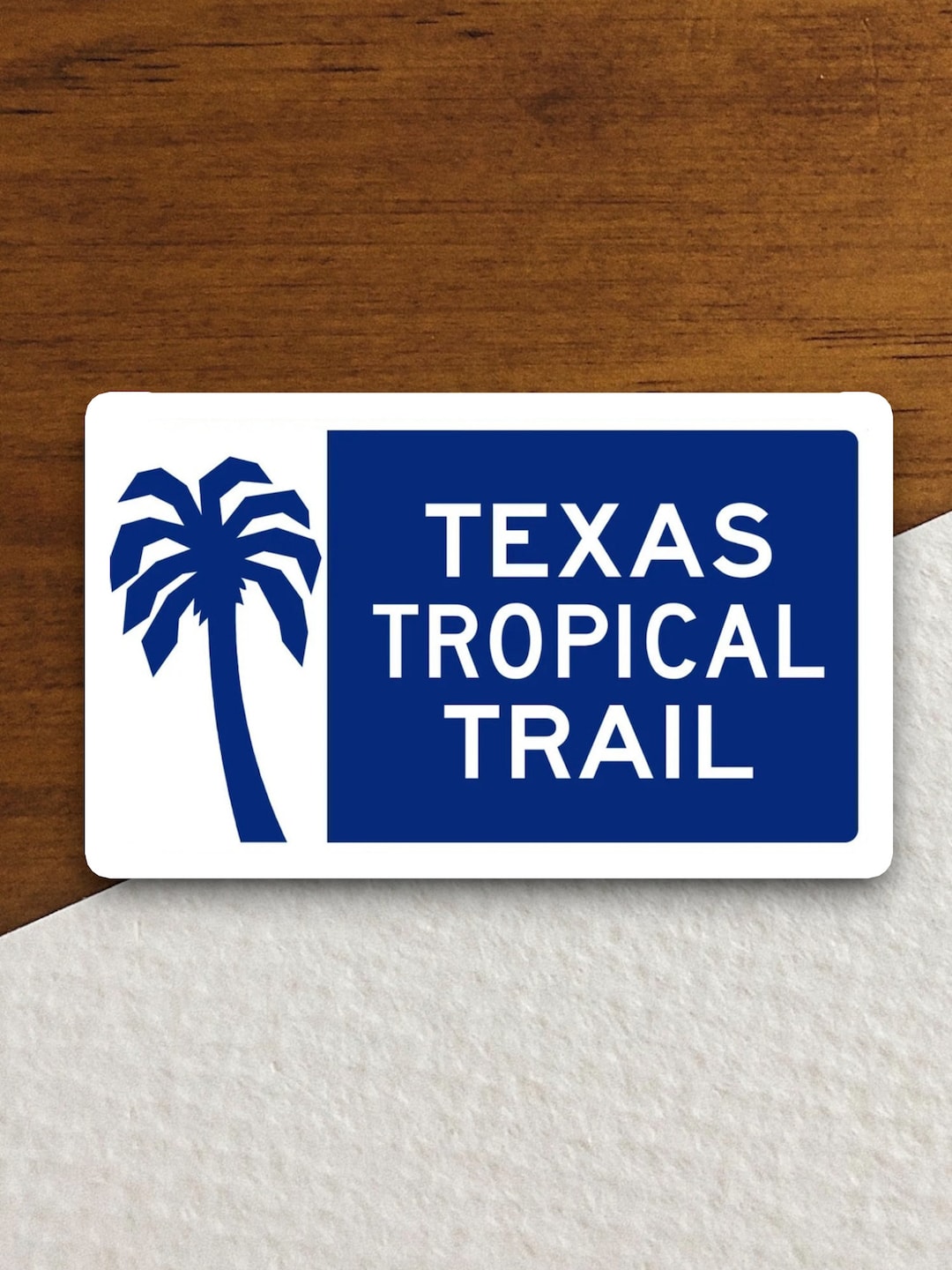 Texas Tropical Trail Road Sign Stickers, Traffic Sticker, Road Sign ...