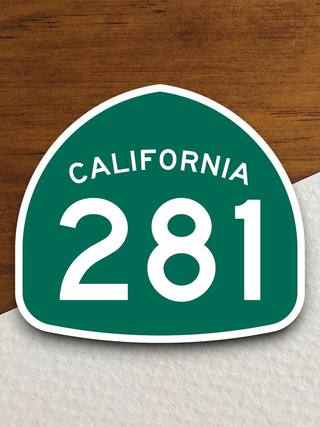 California State Route 281 Road Sign Sticker, Road Trip Sticker ...