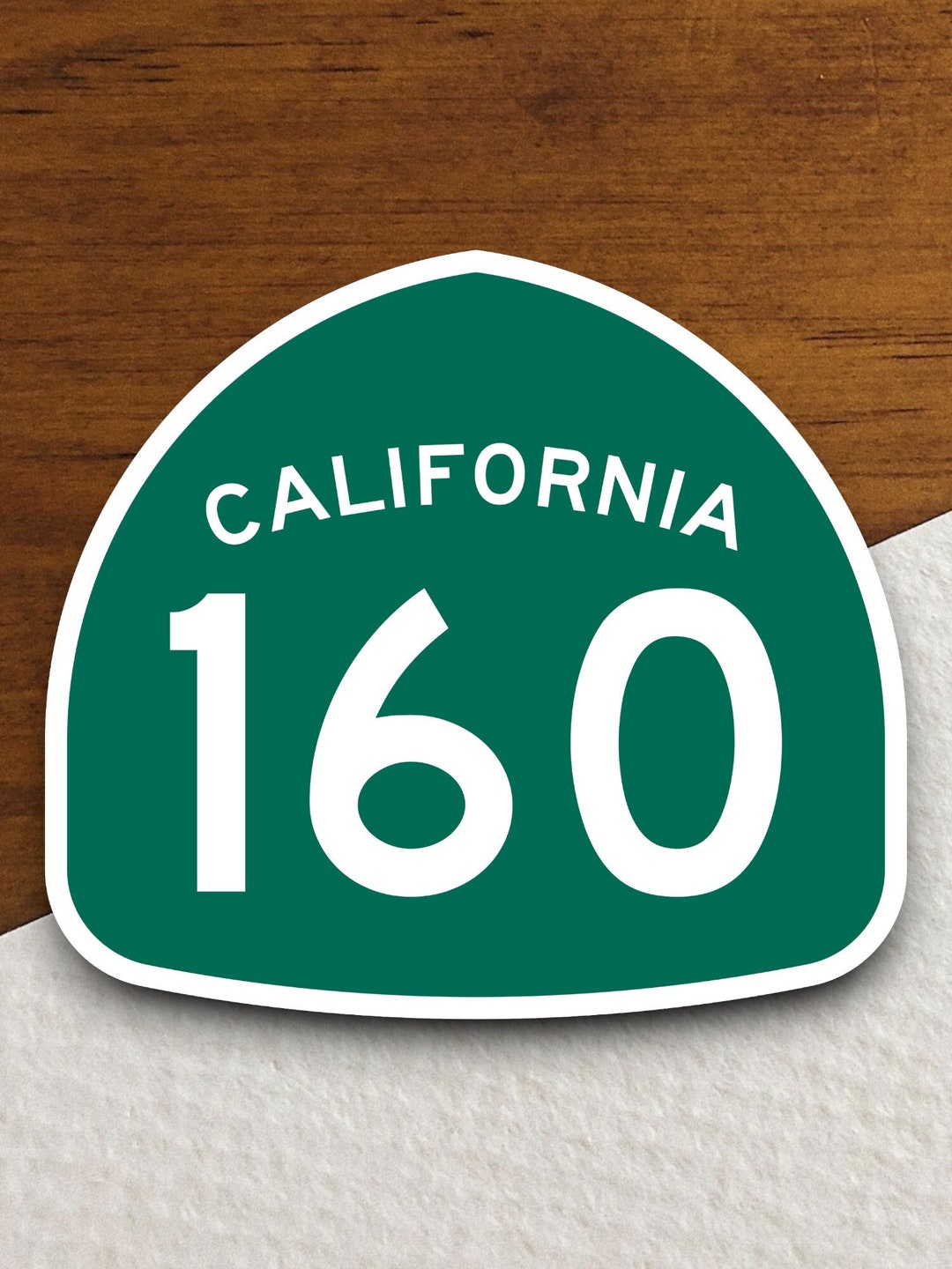 California State Route 160 Road Sign Sticker, Road Trip Sticker ...