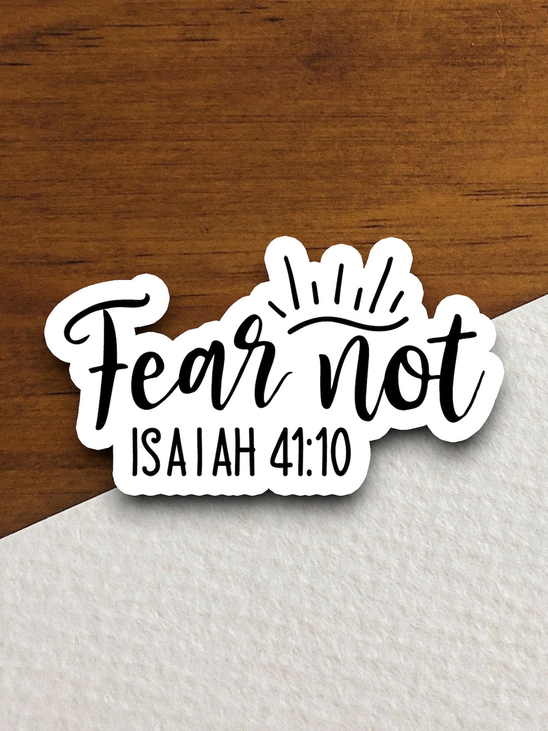 Fear Not Sticker, Religious Sticker, Faith Sticker, Worship Sticker ...