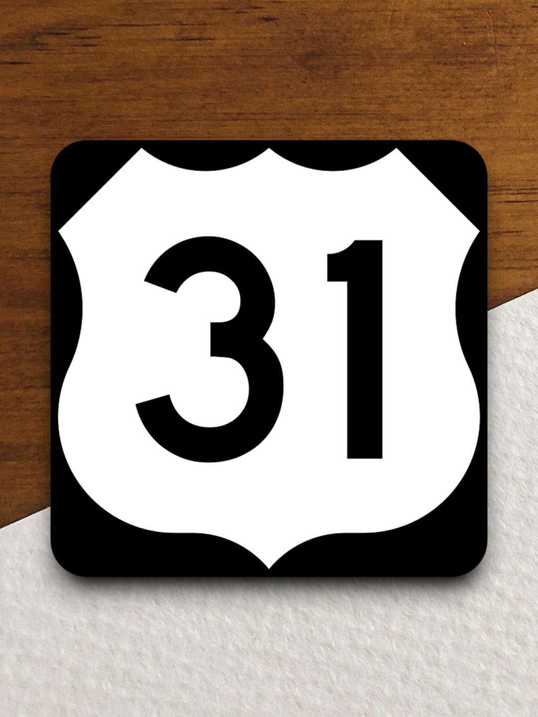 United States Route 31 Road Sign Sticker, Road Trip Sticker, Highway ...