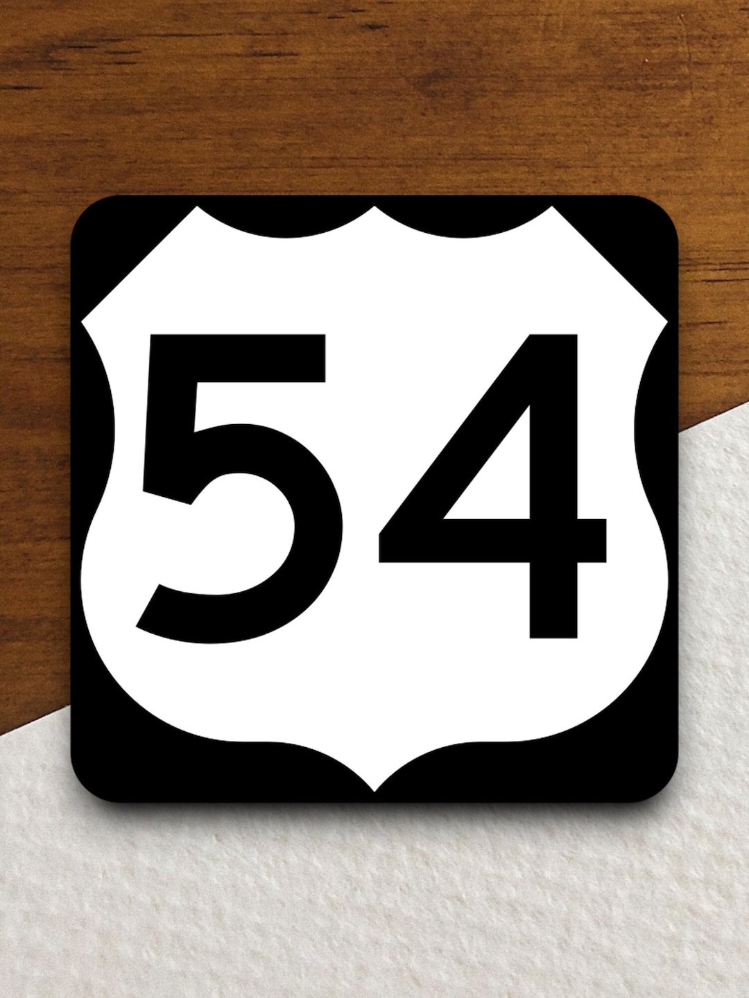 United States Route 54 Road Sign Sticker, Road Trip Sticker, Highway ...