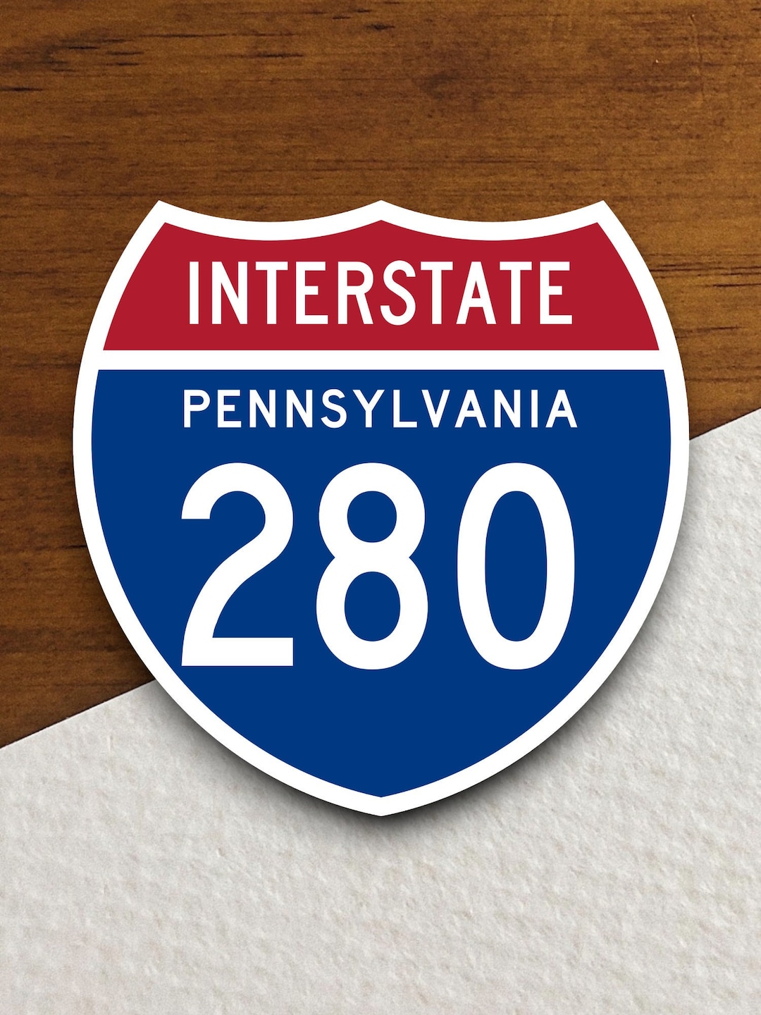 Interstate Route 280 Pennsylvania Sticker, Interstate Highway Sign ...