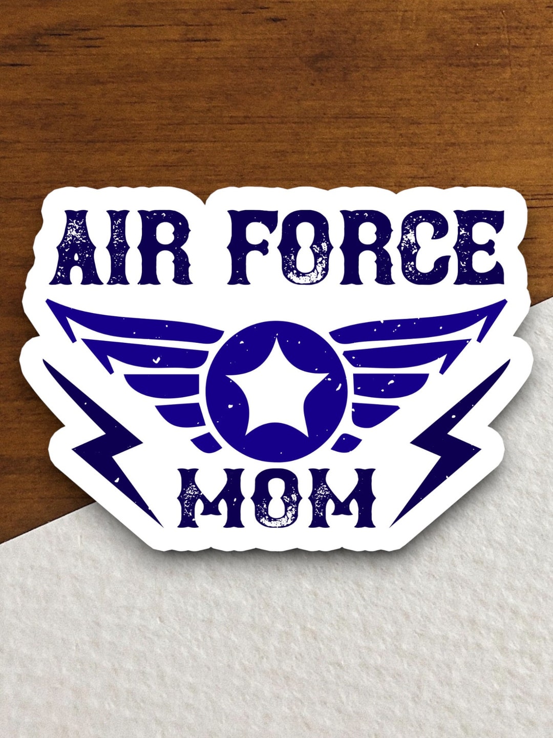 Air Force Mom Sticker, Patriotic Laptop Sticker, Water Bottle Decor ...