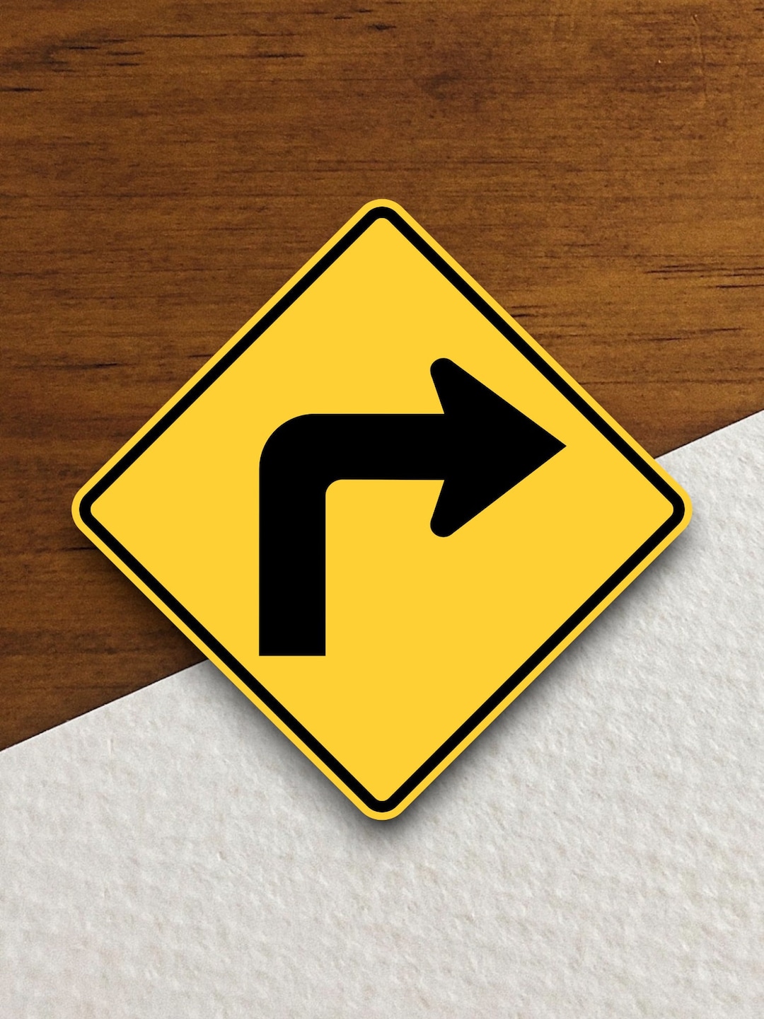 Turn Arrow Road Sign Stickers, Traffic Sticker, Road Sign Decoration ...