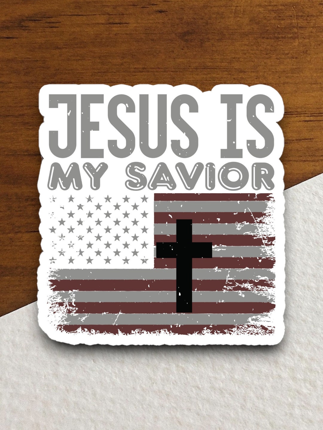 Jesus is My Savior Sticker, Religious Sticker, Faith Sticker, Worship ...