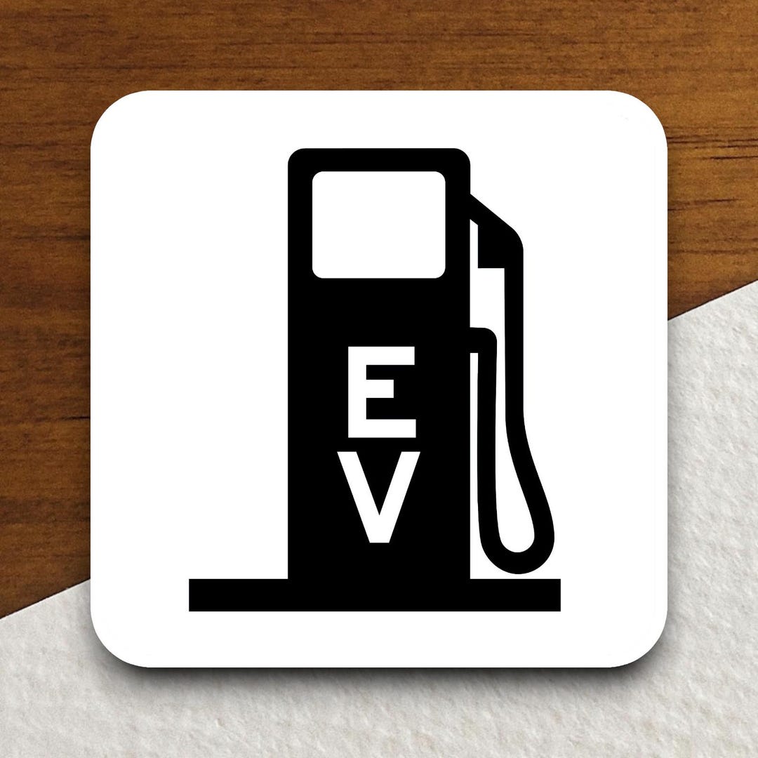 EV Charging Road Sign Sticker: Electric Vehicle Traffic Decoration - Etsy