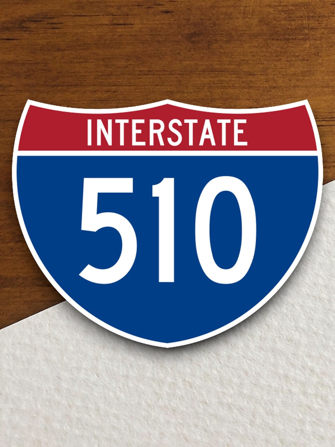 Interstate Route 510 Sticker, Interstate Highway Sign Expressway ...