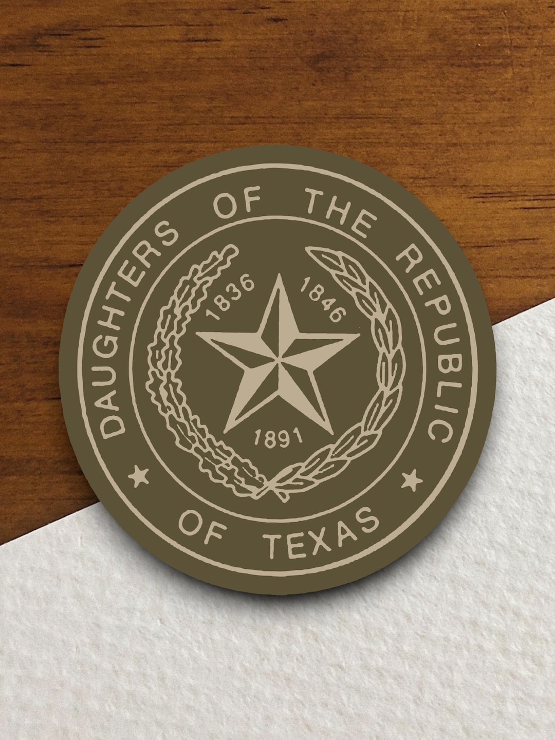 The Daughters of the Republic of Texas Road Sign Stickers Traffic ...