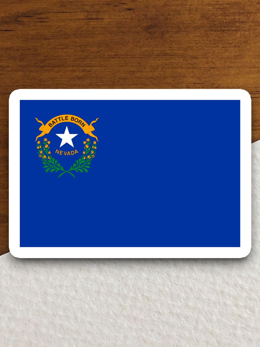 Nevada State Sticker, Nevada Flag Sticker, Pennant Sticker, Banner ...