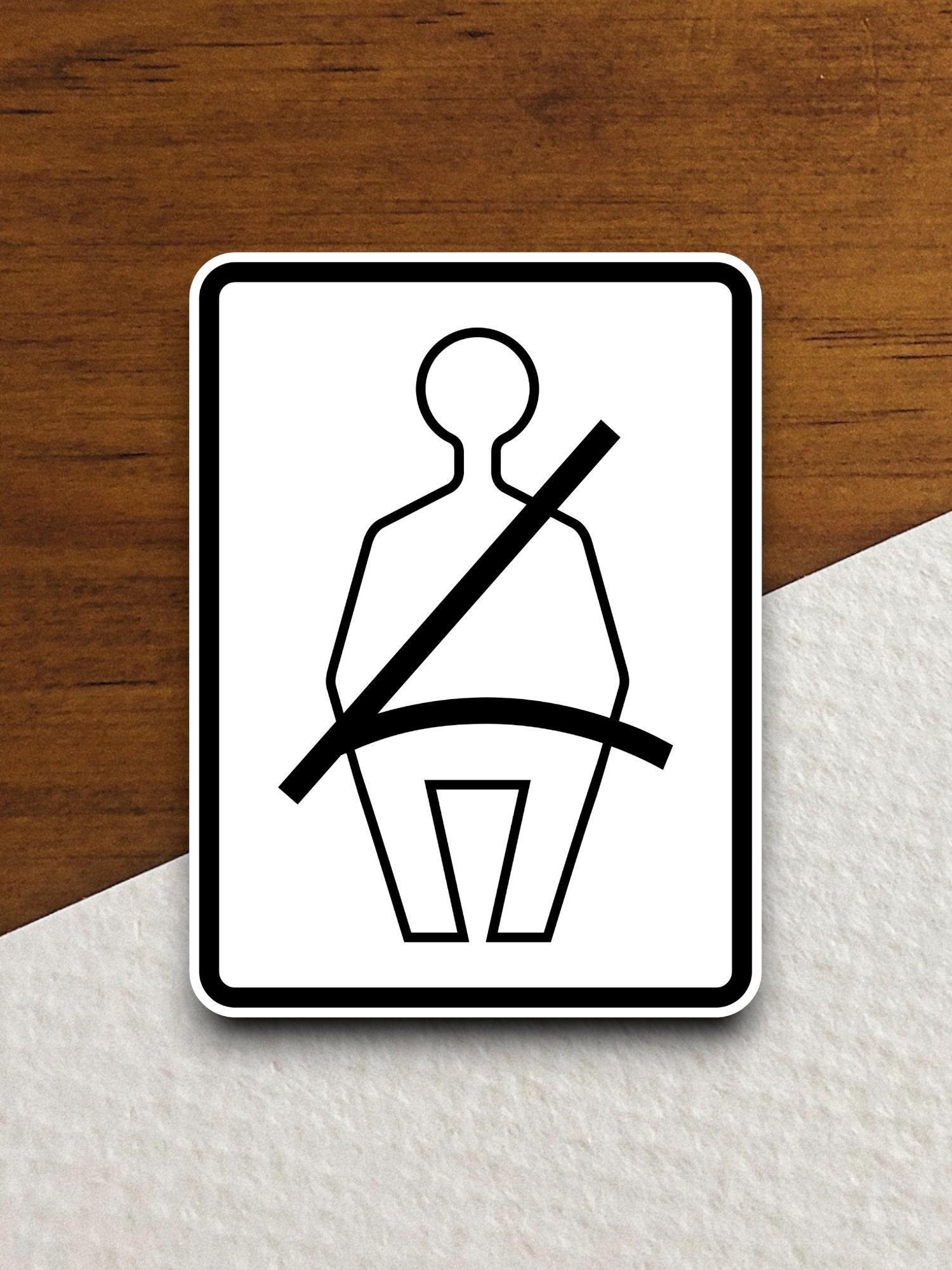 Safety Belt Sign