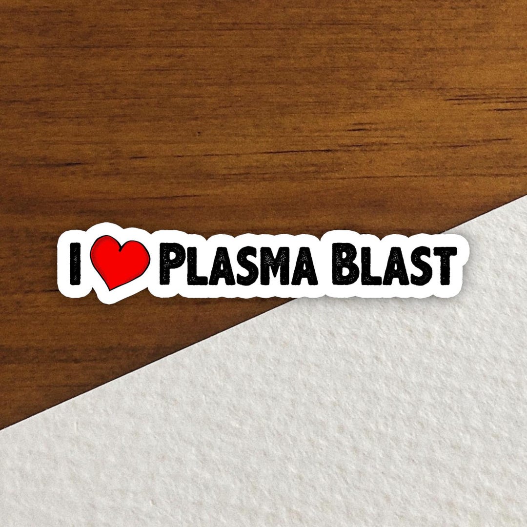 I Love Plasma Blast Sticker, Pokémon Sticker, Heart Sticker, Love ...