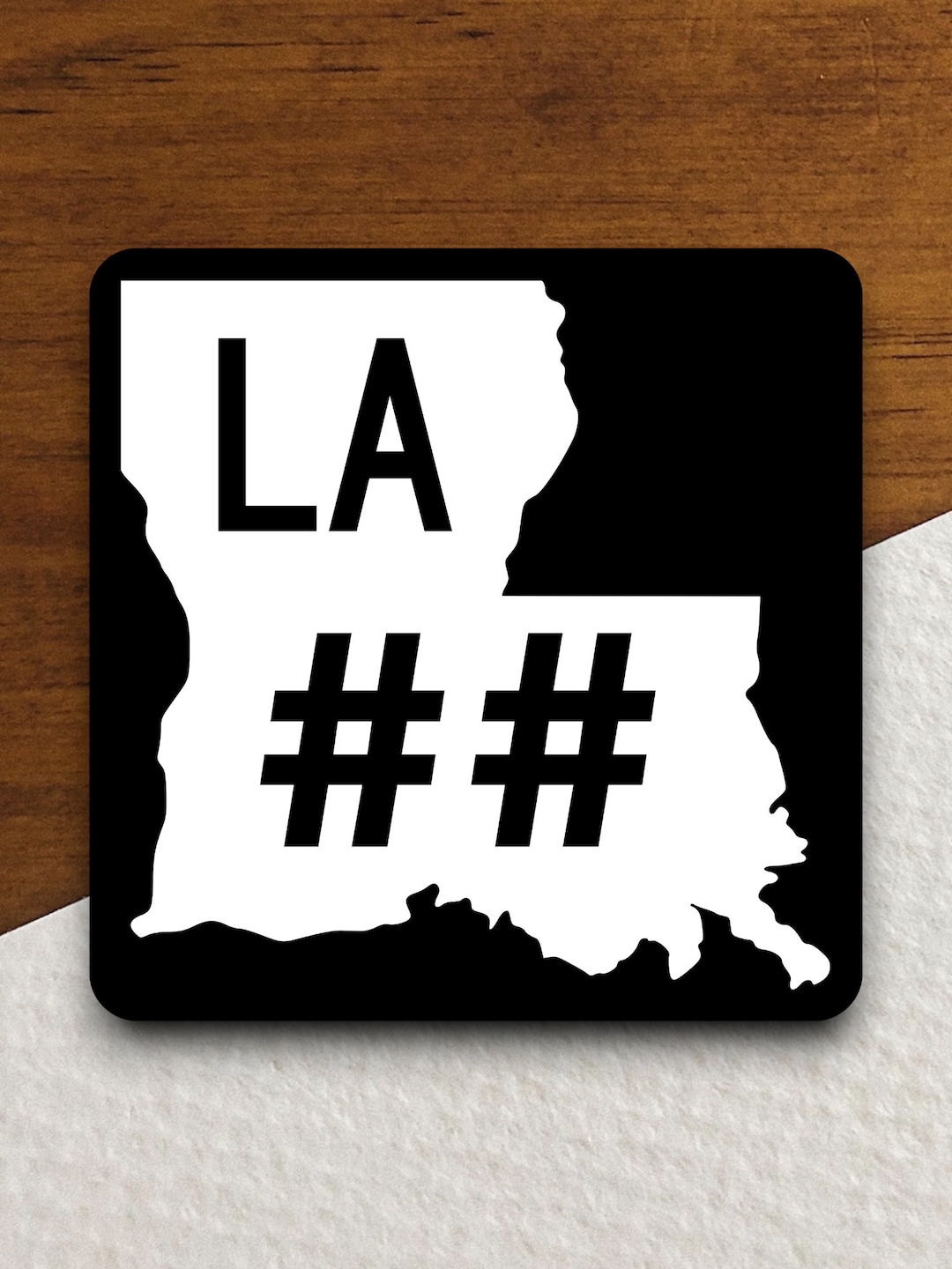 Custom Louisiana State Route Road Sign Sticker, Road Trip Sticker ...