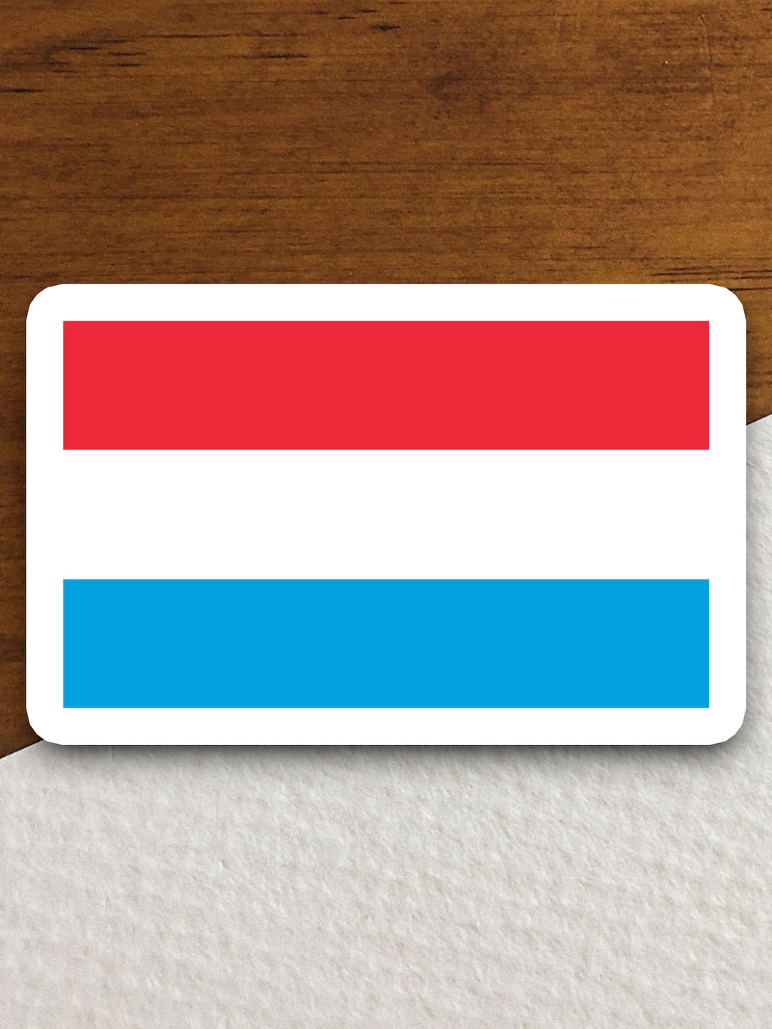 Luxembourg Country Flag Sticker, International Country Sticker ...