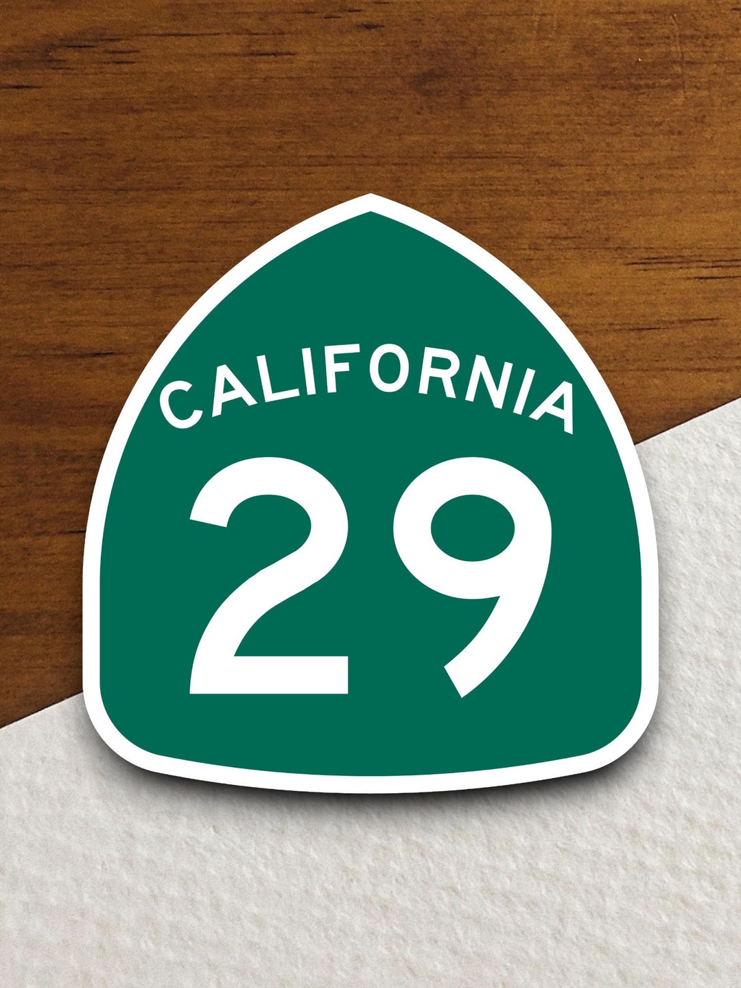 California State Route 29 Road Sign Sticker, Road Trip Sticker, Highway ...