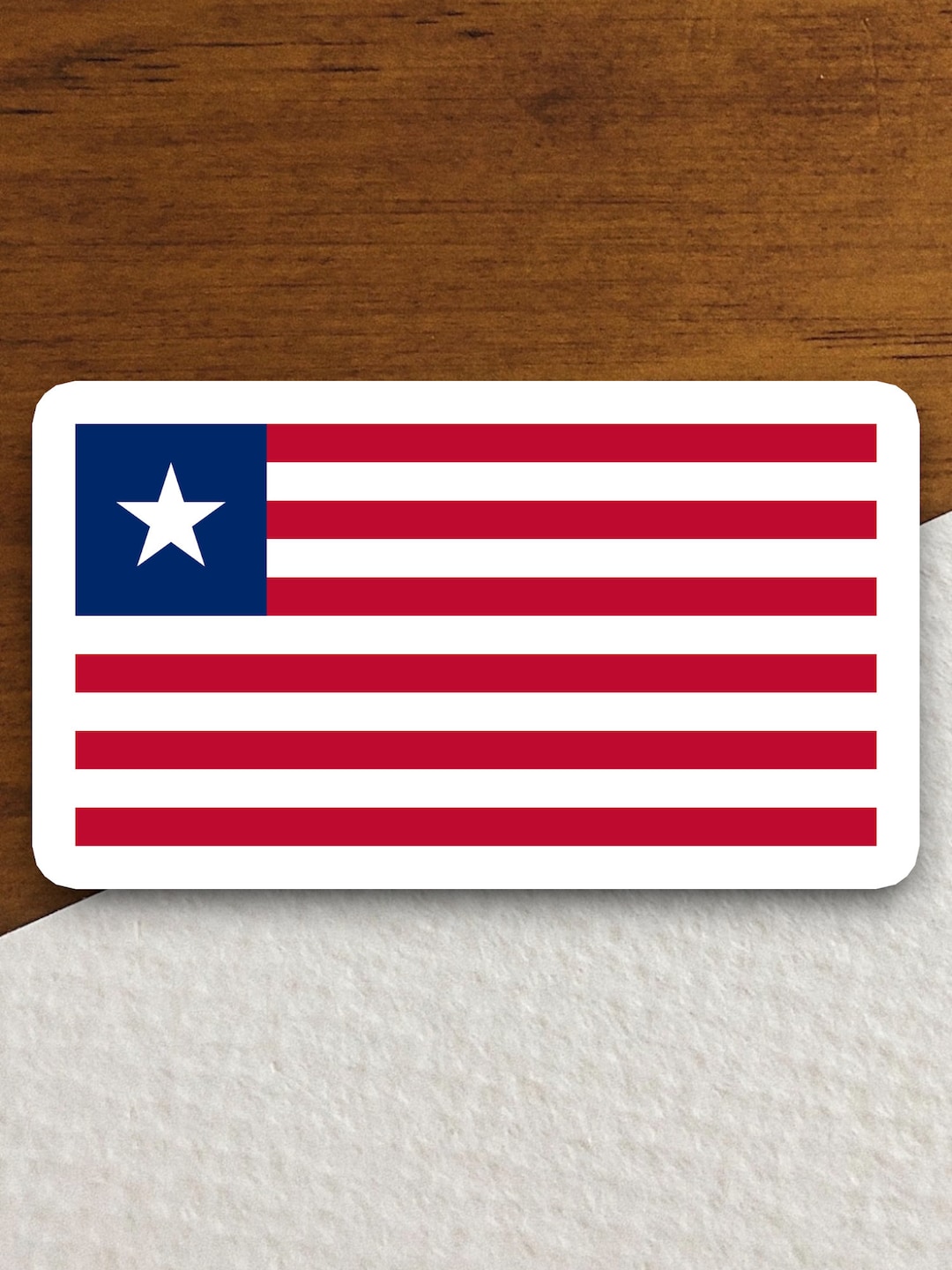 Liberia Country Flag Sticker, International Country Sticker ...