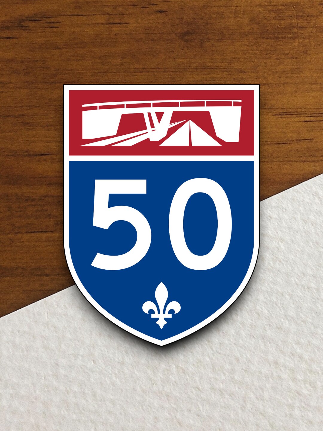 Quebec Canada Autoroute 50 Sticker Road Sign Sticker Travel - Etsy