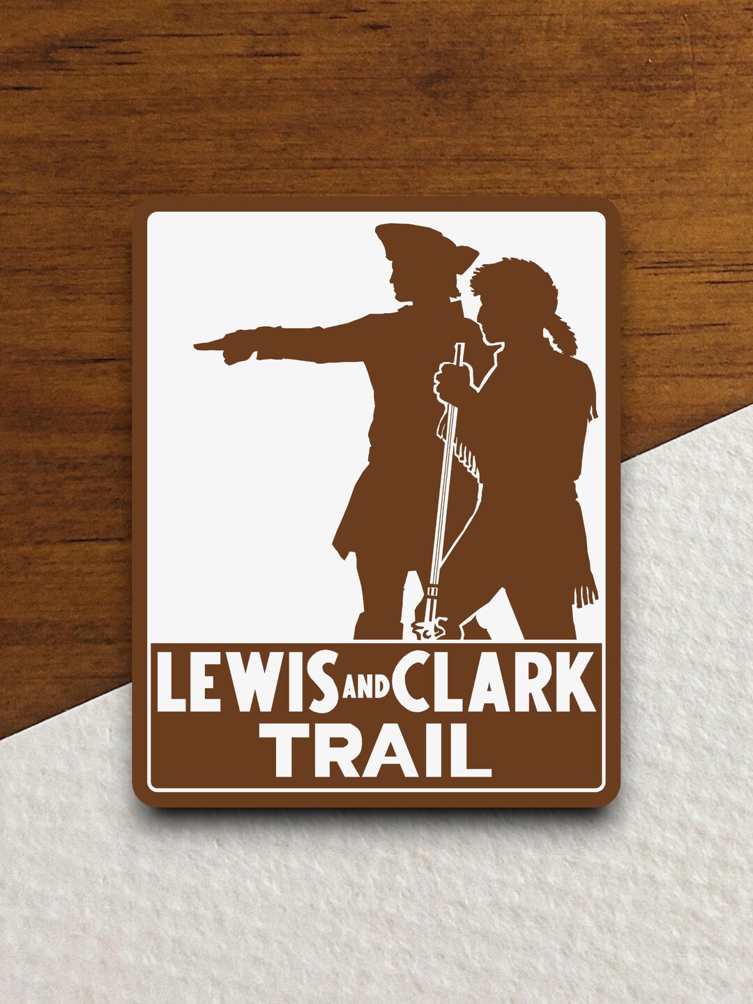 Traffic Sign Lewis and Clark Trail Road Sign Stickers, Room Décor ...