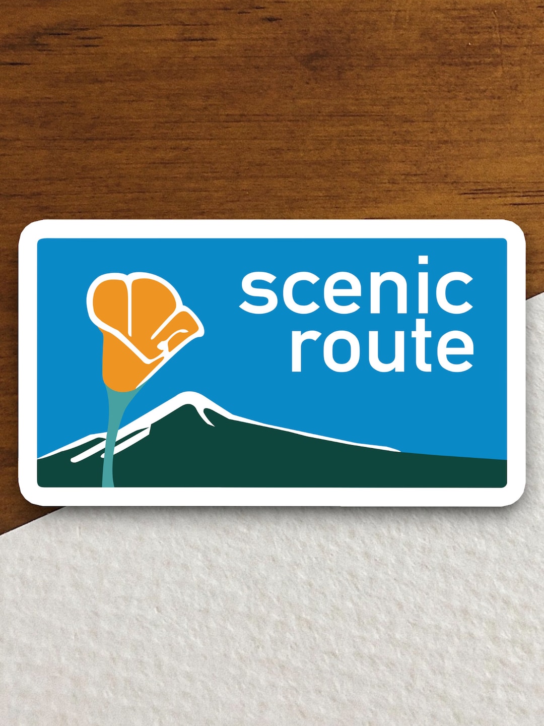California State Scenic Highway System Road Sign Stickers Traffic ...