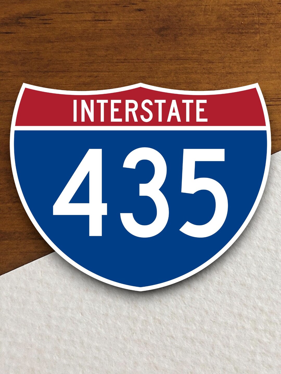Interstate Route 435 Sticker, Interstate Highway Sign Expressway ...
