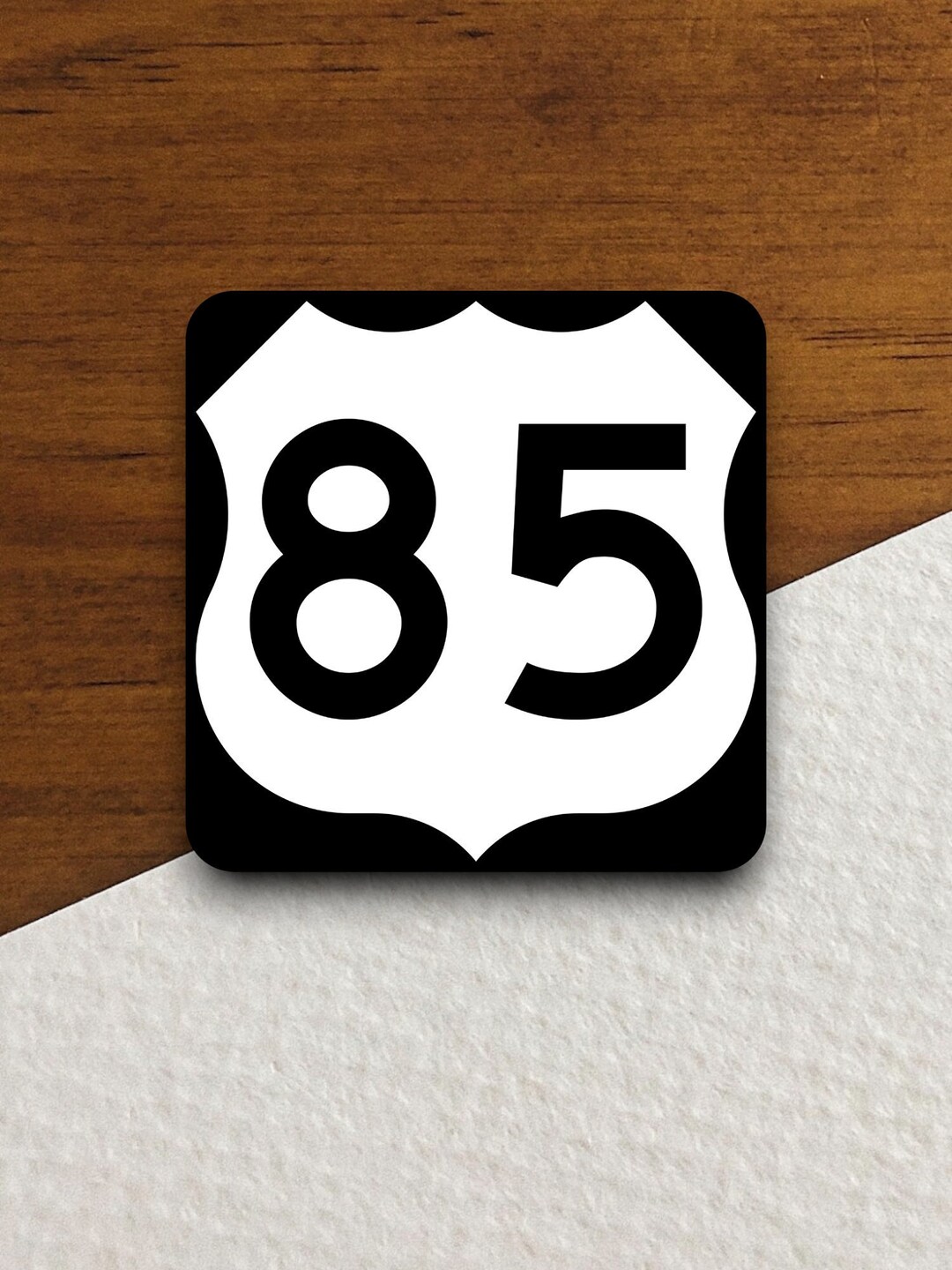 United States Route 85 Road Sign Sticker, Road Trip Sticker, Highway ...