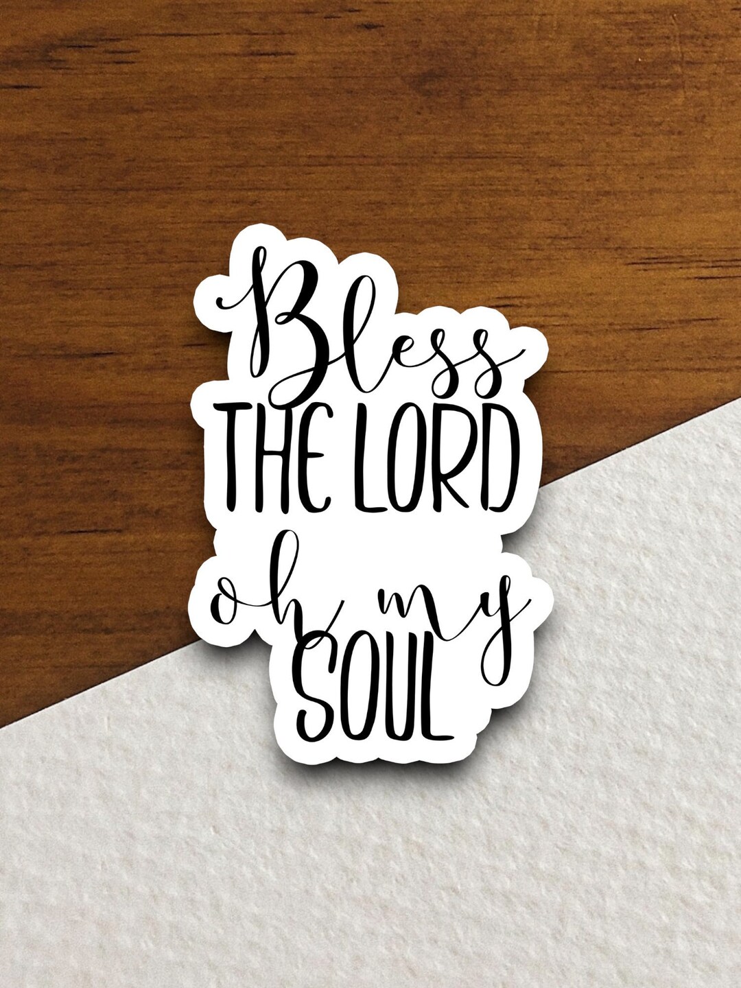 Bless the Lord Oh My Soul Sticker, Religious Sticker, Blessed Sticker ...