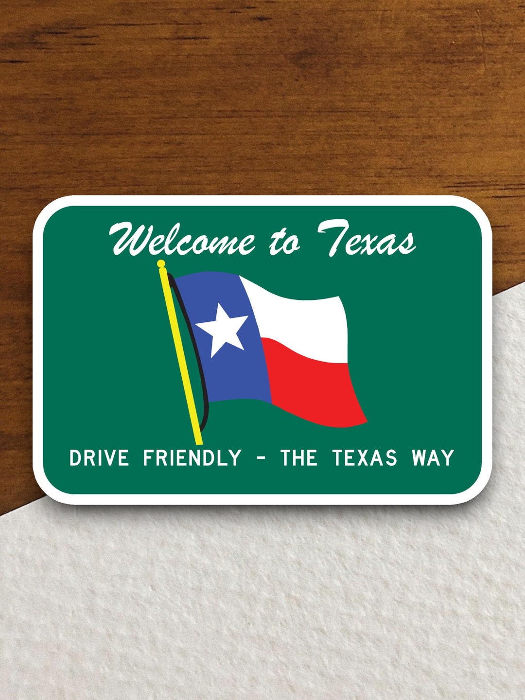 Traffic Signroad Sign Welcome to Texas Road Sign Stickers, Room Décor ...