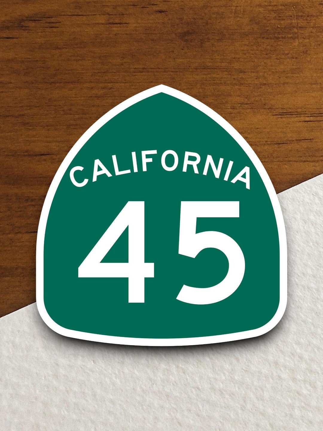 California State Route 45 Road Sign Sticker, Road Trip Sticker, Highway ...