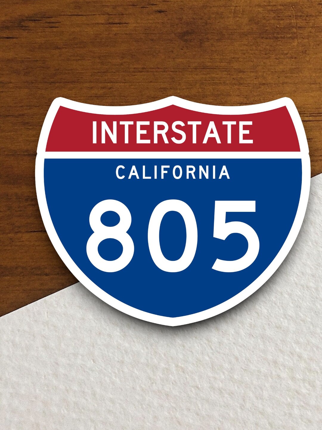 Interstate Route 805 California Sticker, California Sticker, Interstate ...