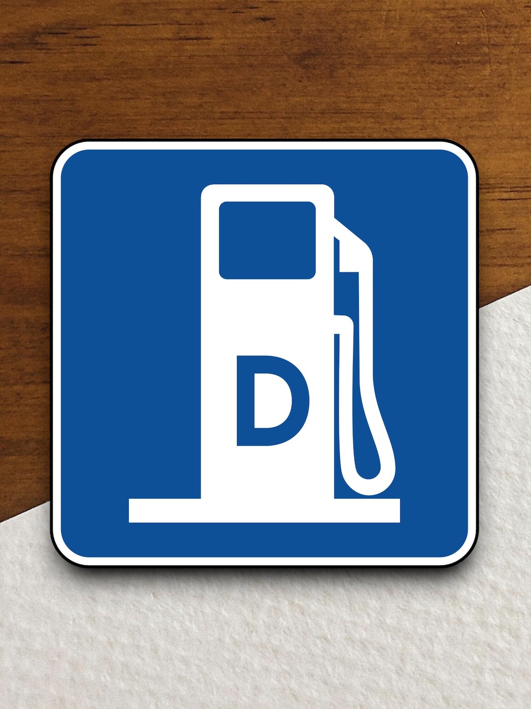 Traffic Sign Diesel Fuel Road Sign Stickers, Room Décor Traffic Sticker ...