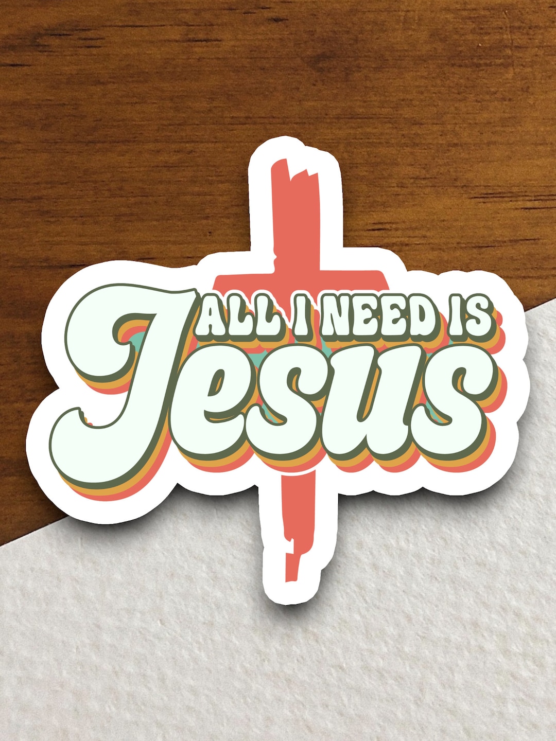Jesus Sticker, Religious Sticker, Faith Sticker, Worship Sticker ...